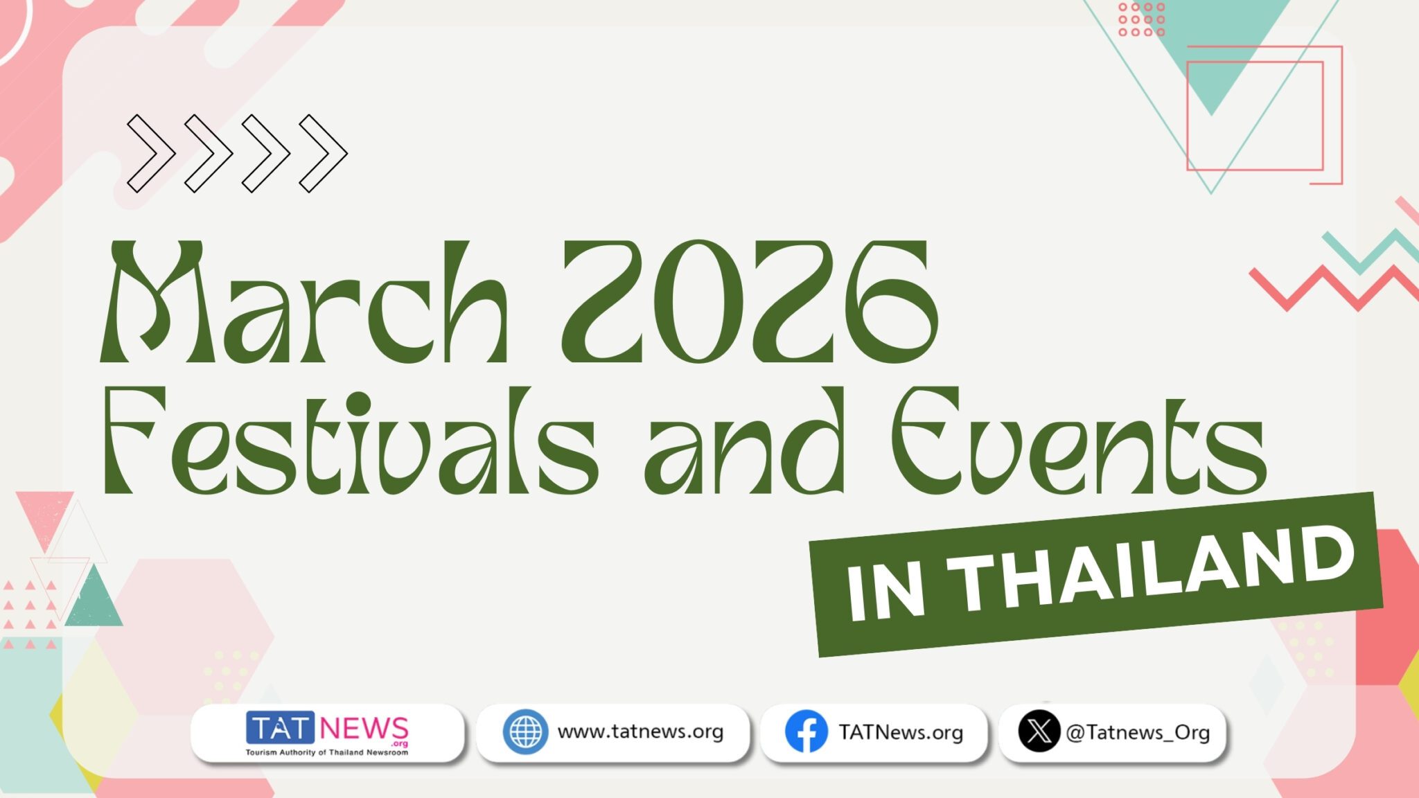 March 2026 Festivals and Events in Thailand - Thailand Insider